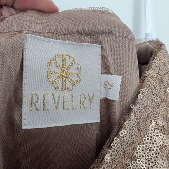 Revelry | Skirts | Revelry Rose Gold Sequin Mermaid Skirt | Poshmark